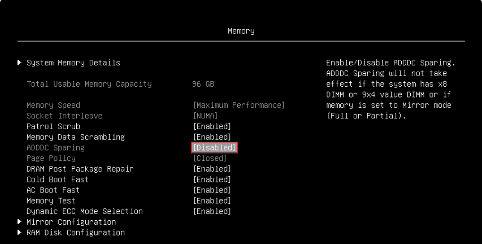 Using Memory Mirroring And Address Range Mirroring In Vmware Esxi On Lenovo Thinksystem Servers